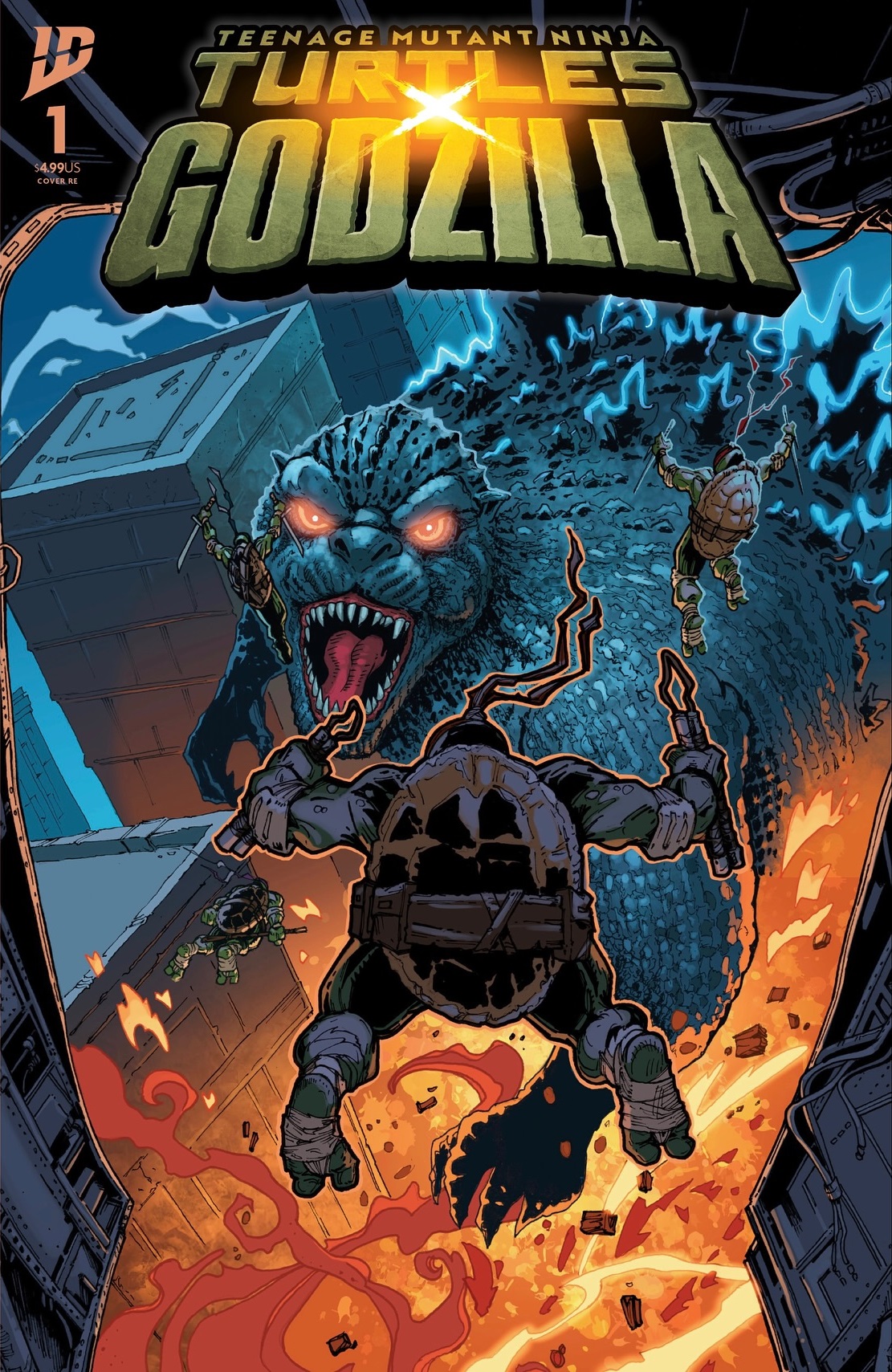 Teenage Mutant Ninja Turtles x Godzilla issue 1 (2025) | Wikizilla, the ...